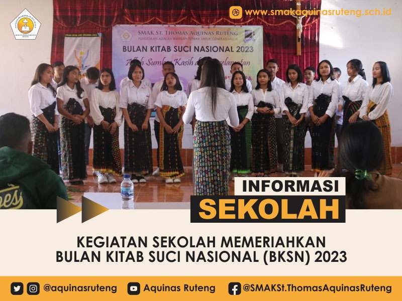 Semangat dan Inspirasi dalam Peringatan Bulan Kitab Suci Nasional (BKSN ...